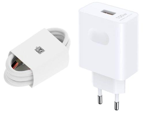Бързо Зарядно Honor 100W с Кабел 6А Power Adapter Super Charge ️ Mobel.bg