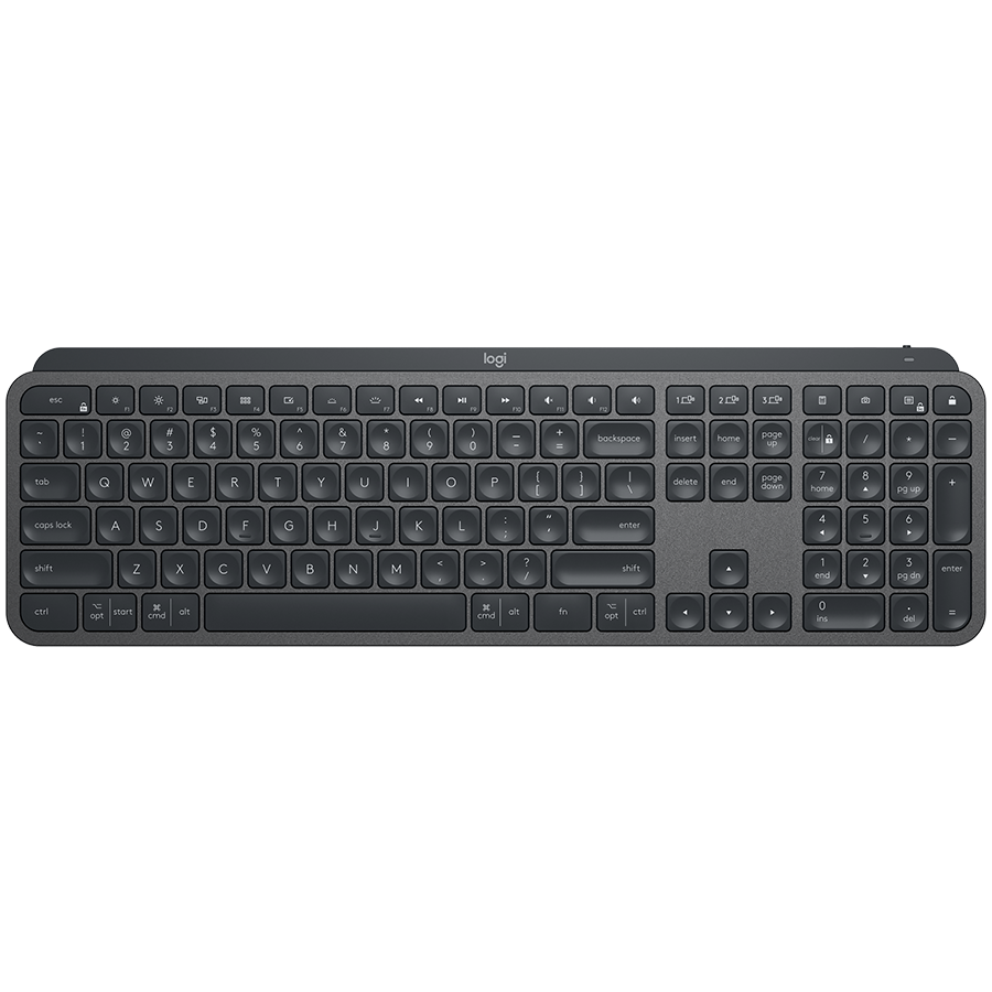 Logitech Mx Keys S Plus Bluetooth Illuminated Keyboard With Palm Rest Graphite Us Intl