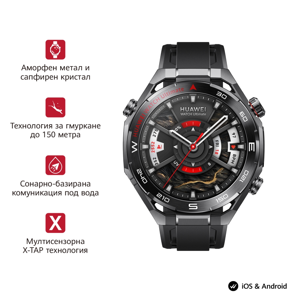 Huawei Watch Ultimate 2 March-B19 Black+Huawei Scale 3